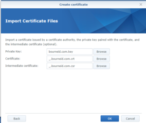 Installing a Wildcard SSL/TLS Certificate on a Synology NAS - Endure Secure